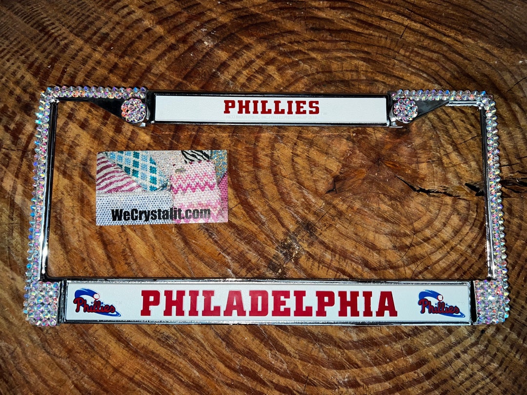 Philadelphia Phillies AB Sport on Silver Frame Crystal Sparkle Auto ...