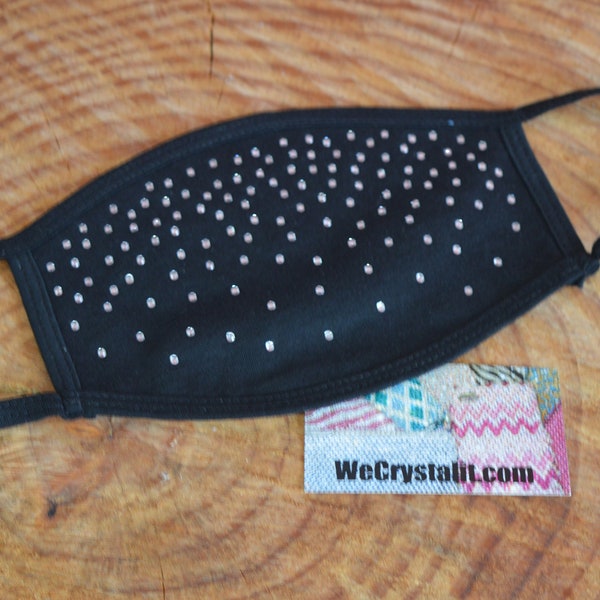 Bling Face Mask With Filter - Etsy