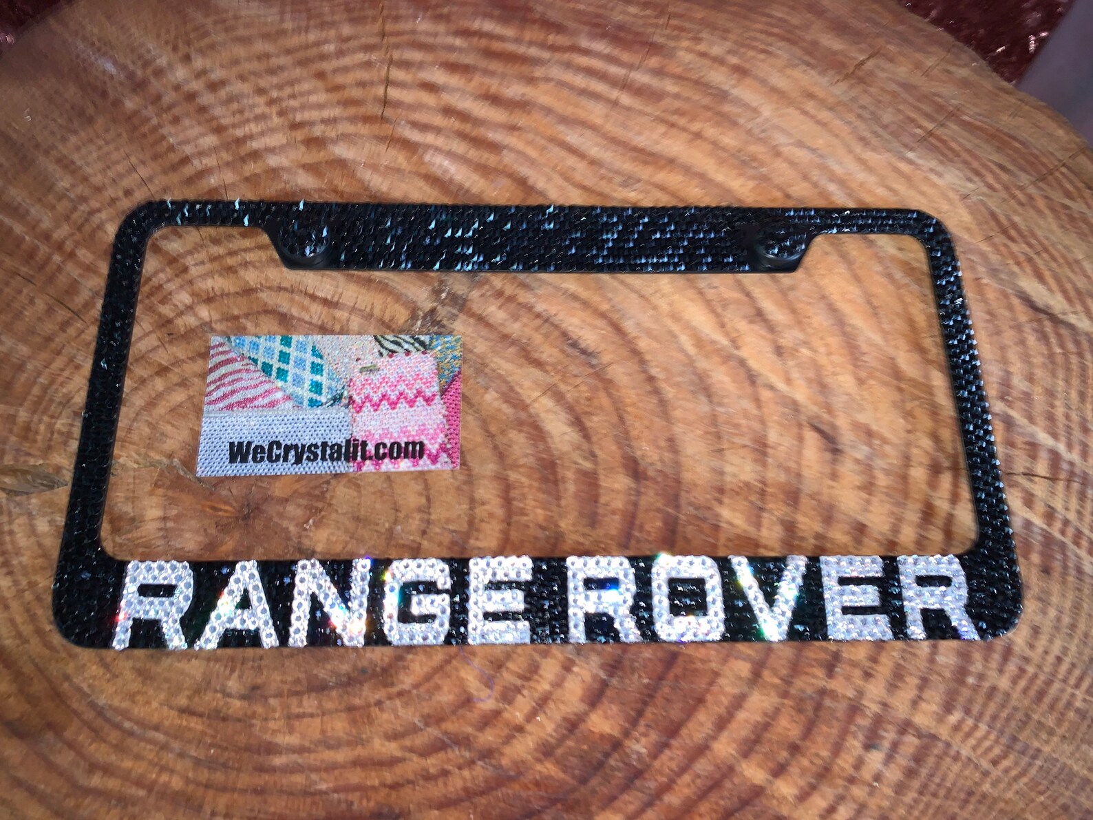 Range Rover Crystal Sparkle Auto Bling Rhinestone License | Etsy