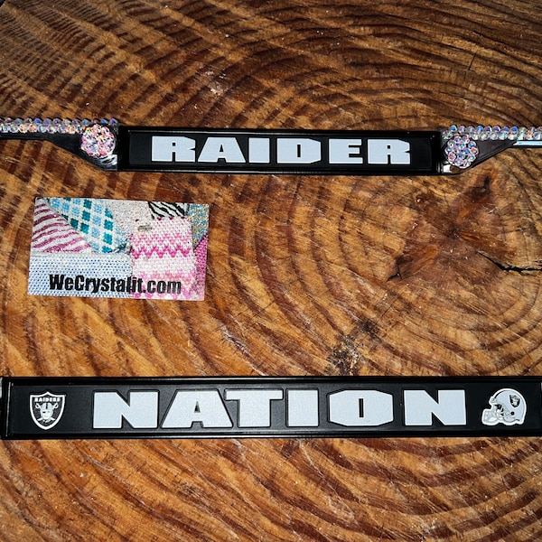 Raiders License Plate Frame - Etsy