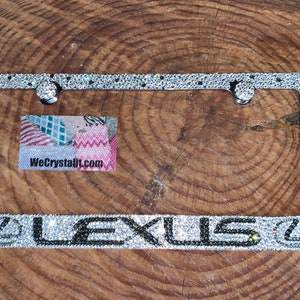 Lexus Crystal Sparkle Auto Bling Rhinestone License Plate Frame With ...