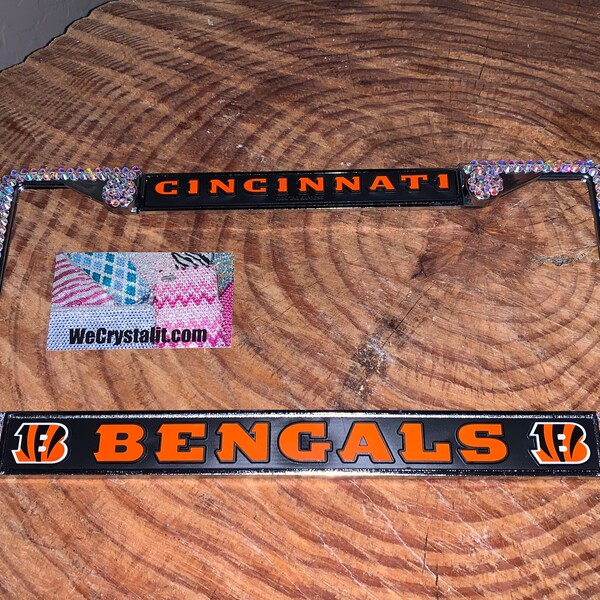 Bengals License Plate Frame - Etsy