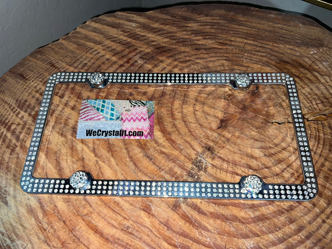 Clear Inset Stones Crystal Sparkle Auto Bling Rhinestone - Etsy