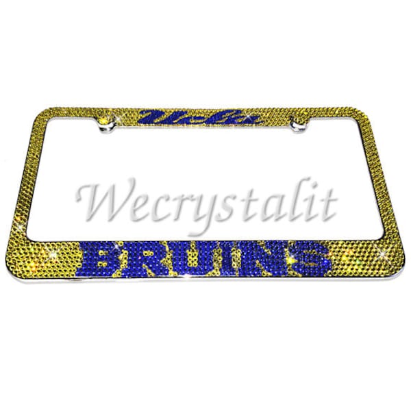 Ucla Rhinestone License Plate - Etsy