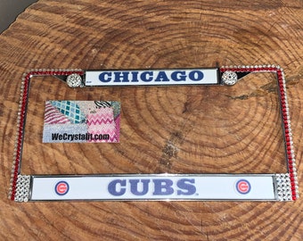 Cubs License Plate Frame - Etsy