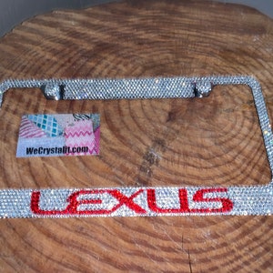 Lexus Crystal Sparkle Auto Bling Rhinestone License Plate | Etsy