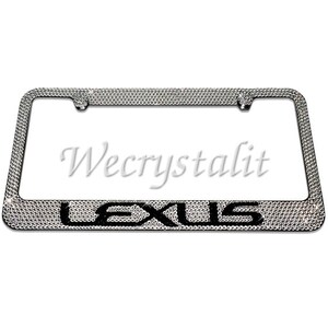 Lexus Crystal Sparkle Auto Bling Rhinestone License Plate Frame With ...