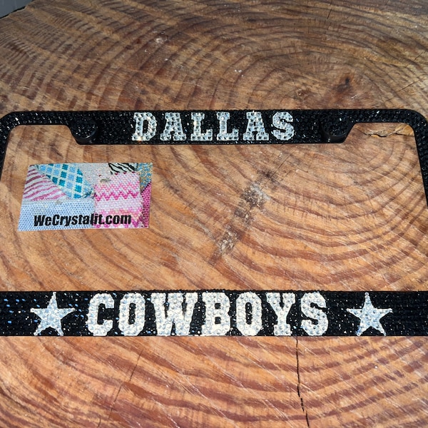 Dallas Cowboys License Plate Cover - Etsy