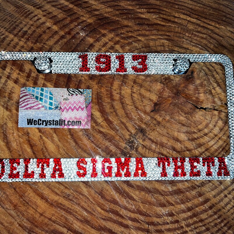 Delta Sigma Theta Sorority License Plate - Etsy