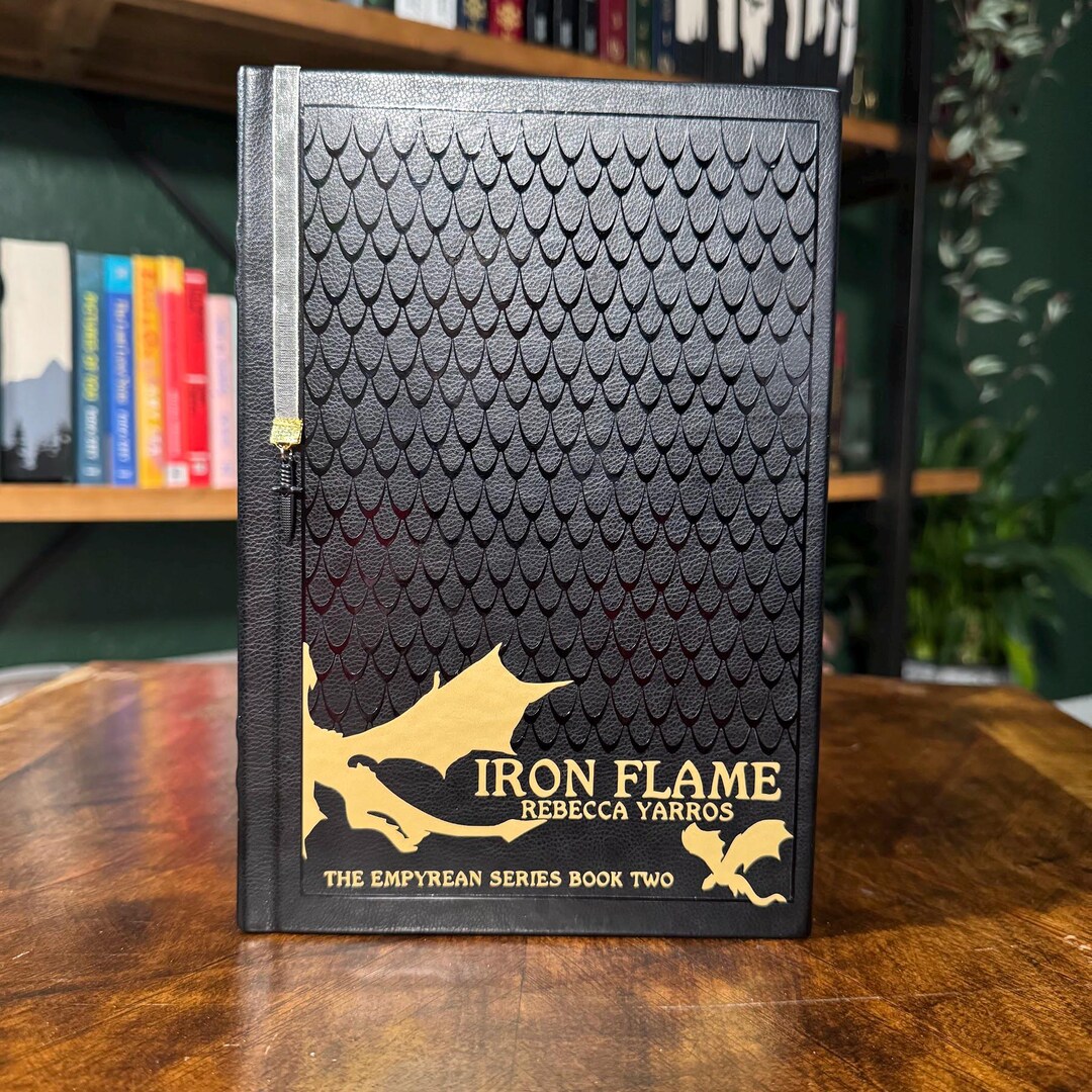 Leather Rebound Iron Flame (made to Order) - Etsy