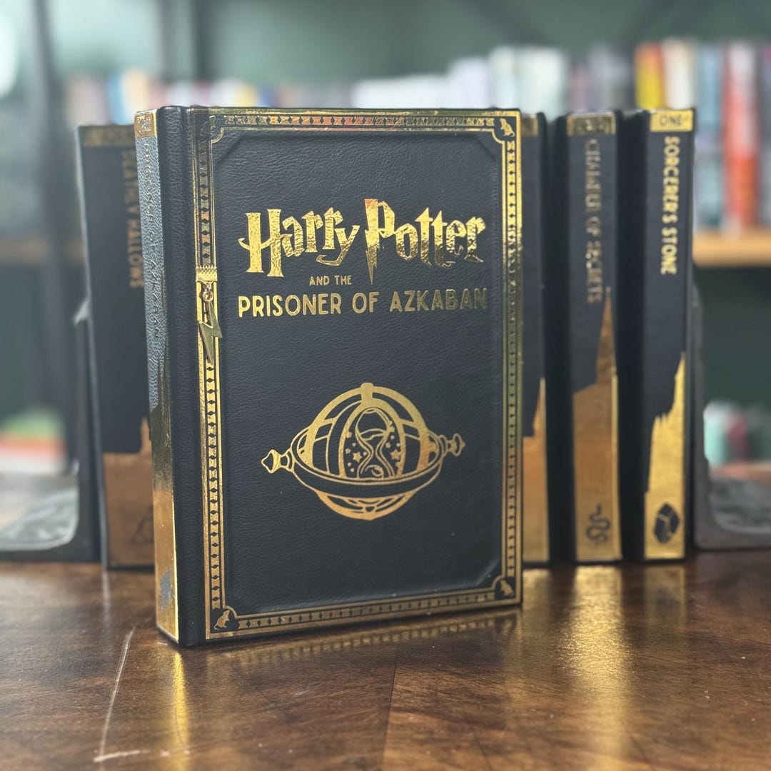 Leather Rebound Harry Potter and the Prisoner of Azkaban - Etsy