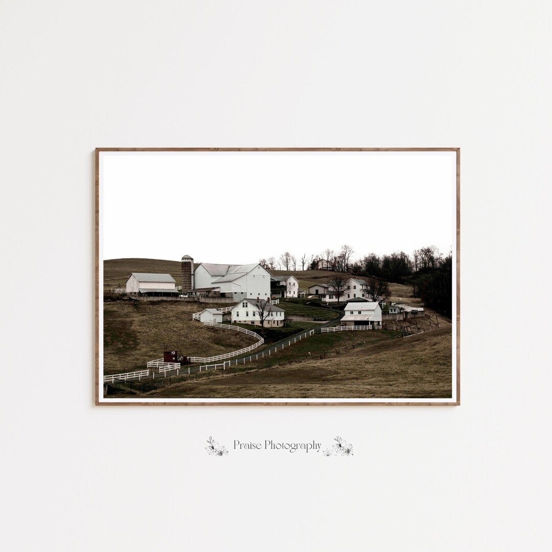 Amish Wall Art Ohio Art Printable Digital Download Countryside Print ...