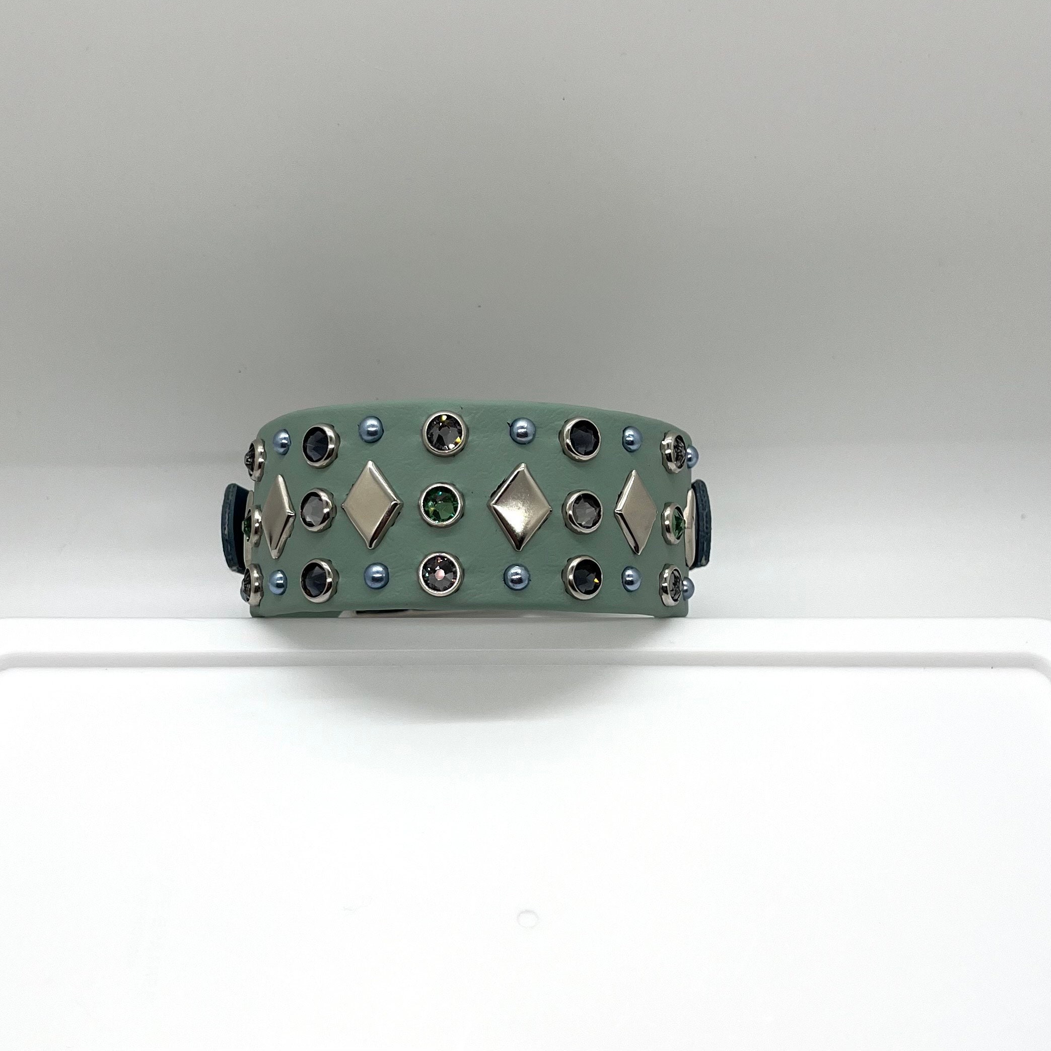 The Diamond Bling Biothane Collar | Beta Biothane Collar | Gemstone ...