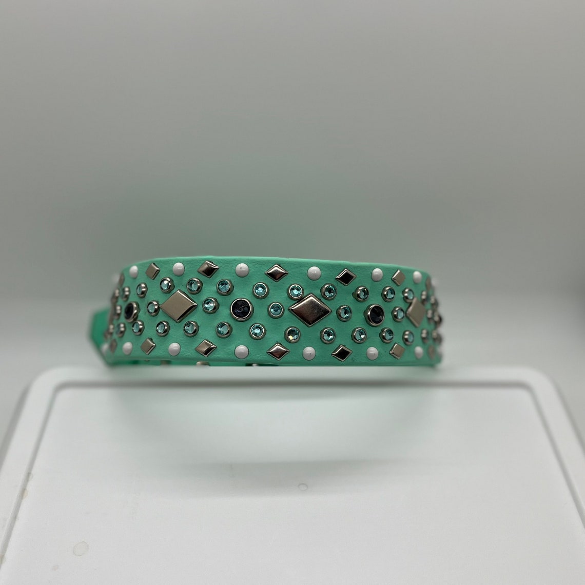 The Vera Bling Biothane® Collar | Beta Biothane® Collar | Gemstone ...