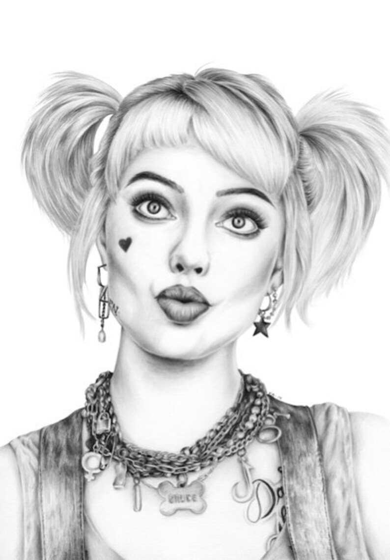 Mind Over Mayhem Harley Quinn Birds of Prey stampa 8x12 - Etsy Italia