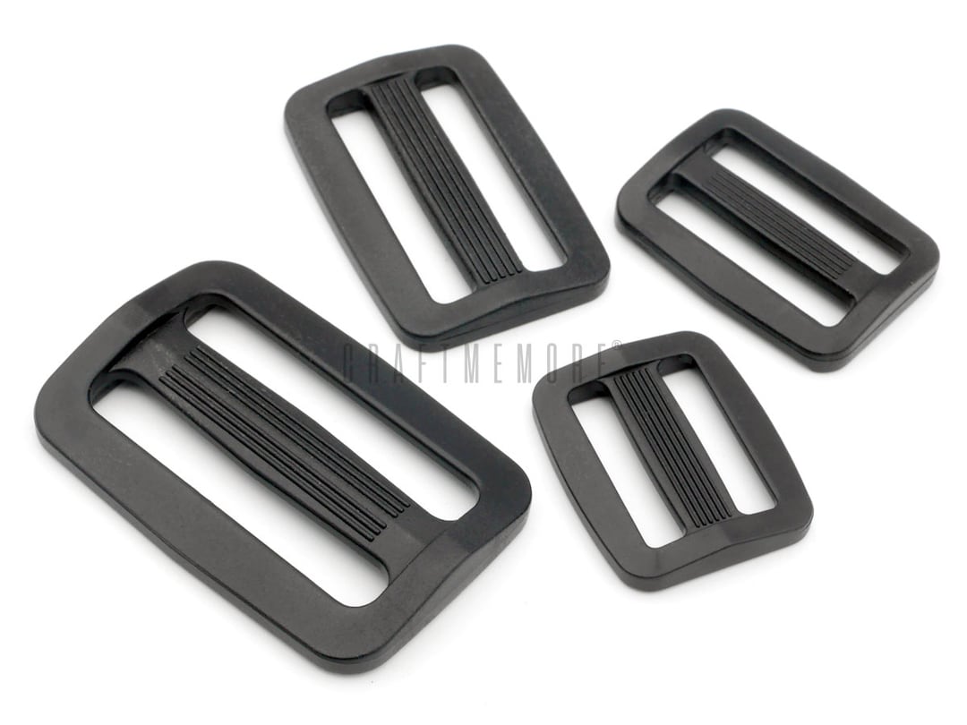 Plastic Slide Buckle Rectangle Ring Triglide Slider Loop Belt Keeper ...
