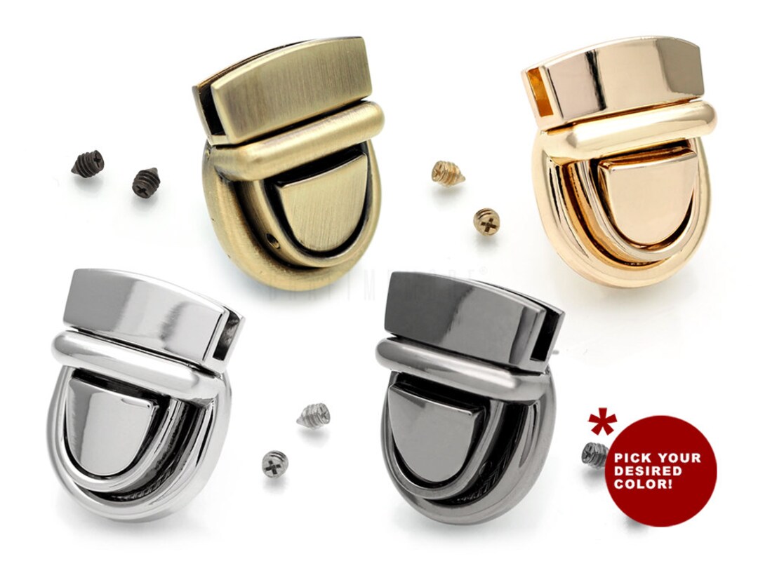 2sets 3/4 Inch Tuck Lock Catch Purse Lock Purse Bag Lock YB340 - Etsy