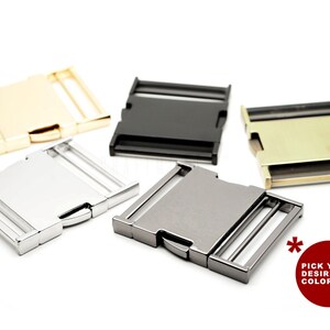 2 Inches Metal Quick Side Release Buckle Webbing Bag Clip Lock Belt ...