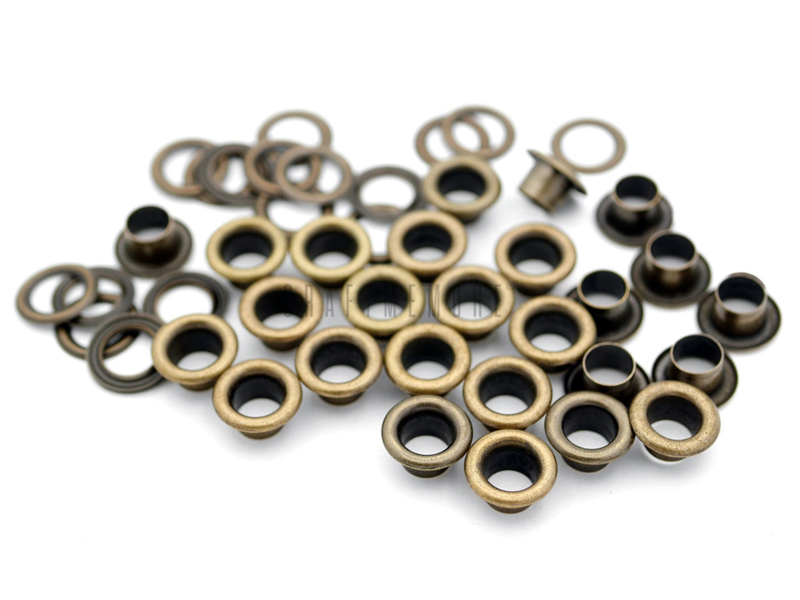 3/16", 1/4",5/16" Grommets Eyelets With Washers for Bead Cores, Clothes ...