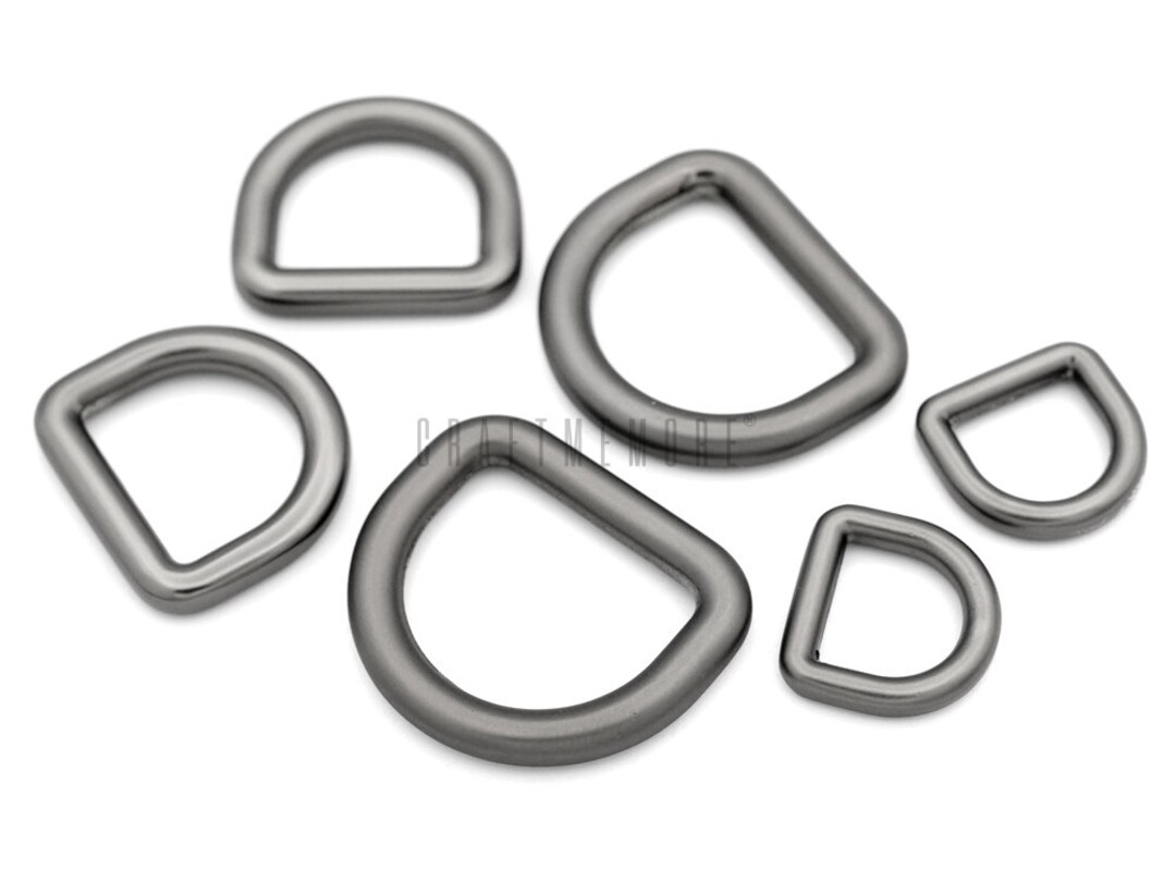 6pcs Matte Black D-ring High Quality D-rings Loop Ring for Buckle ...