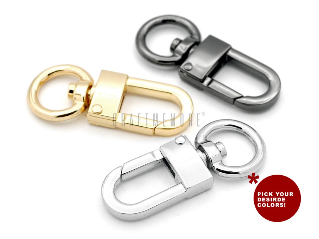 Push Gate Swivel Clasps Snap Hook Purse Belt Accessories 4 Pcs DB237 - Etsy