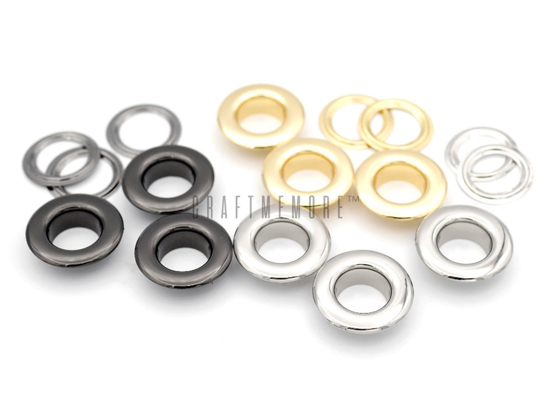 10pack FLAT Surface Grommet Eyelet With Washers Solid Brass Washable ...