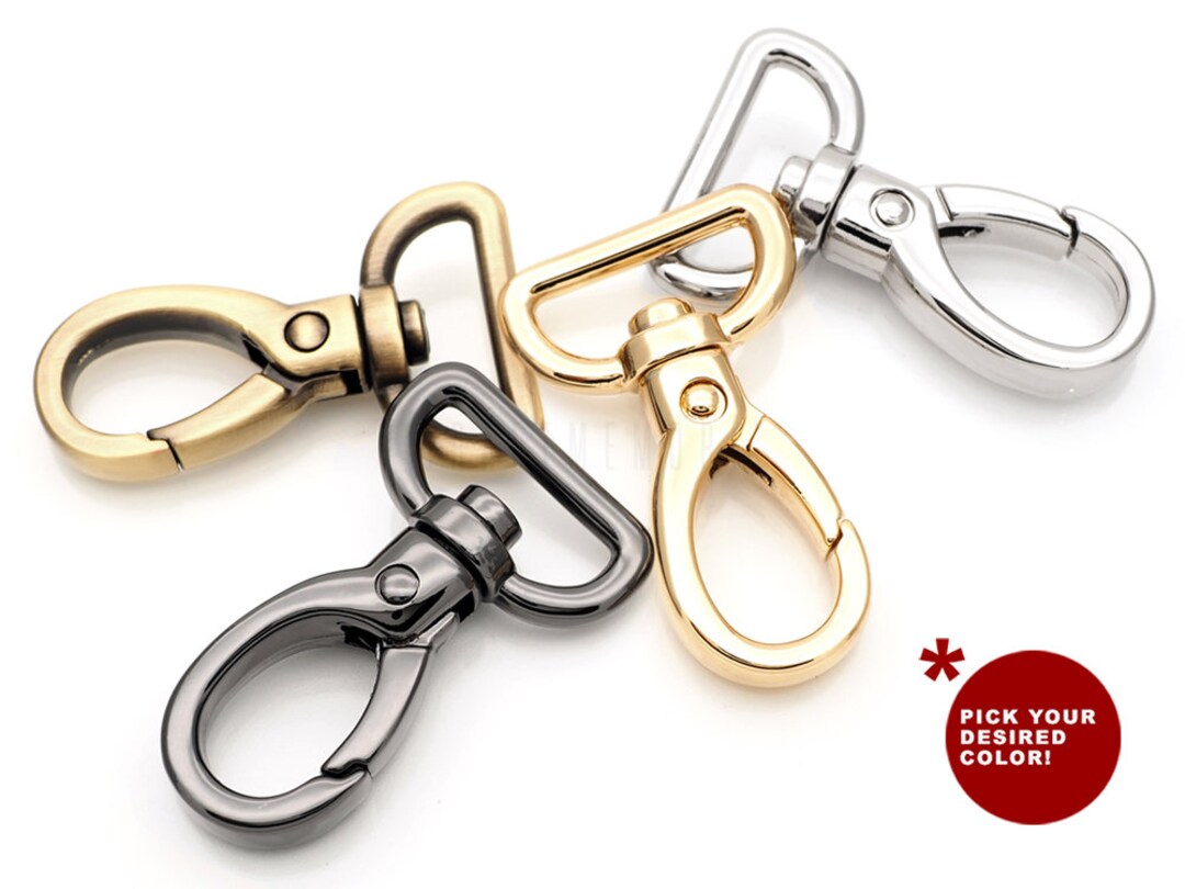 4pcs 3/4"wide Swivel Push Gate Hooks Lobster Claw Metal Clasp VT136 - Etsy