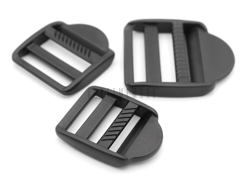 Plastic Slide Buckle Tension Locks Triglide for Belt Backpack Suitcase ...