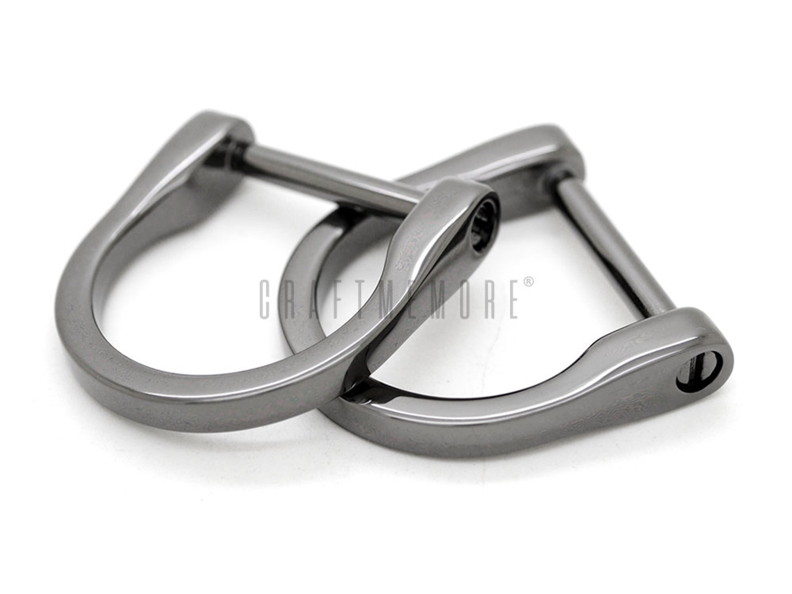 4pack 1 Inch D-rings, Screw -in Shackle Horseshoe U Shape D Ring Bets ...