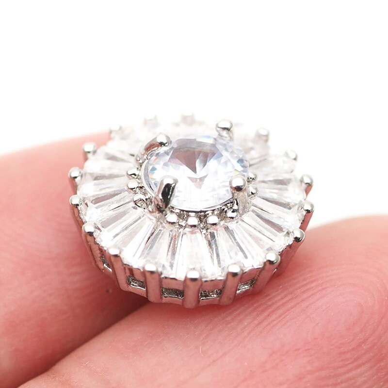 Rhinestone Button - Etsy