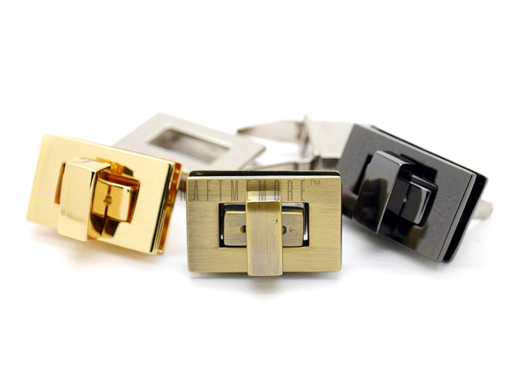 2pack 1-1/8 Mini Rectangle Twist Turn Locks Purse - Etsy