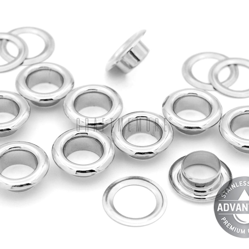 Silver Grommets - Etsy