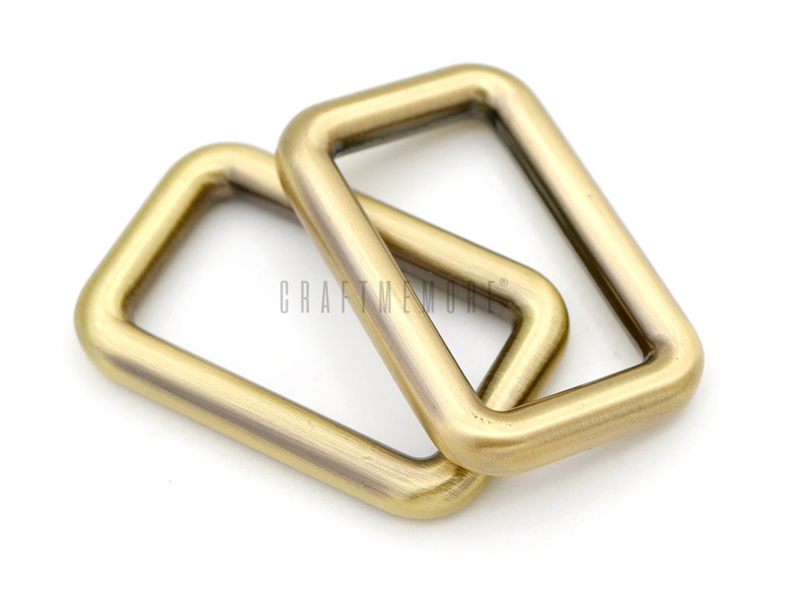 6pcs 1-1/2 Rectangular Ring Metal Loop Slide Buckle | Etsy