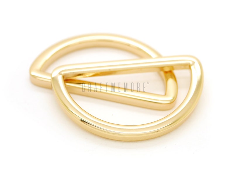 4pcs 1-1/2 Inches D-rings Quality Plating Flat Metal D-ring - Etsy