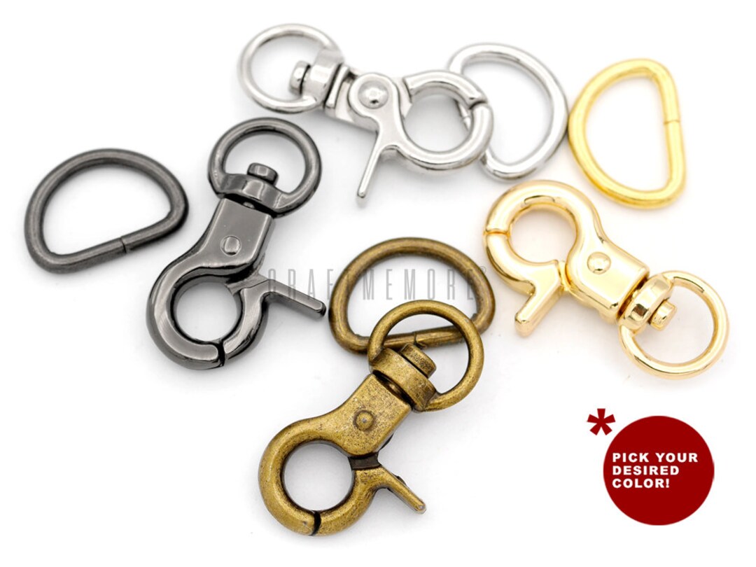 10sets Swivel Trigger Snap Hooks Purse Landyard Clip Lobster Clasps ...