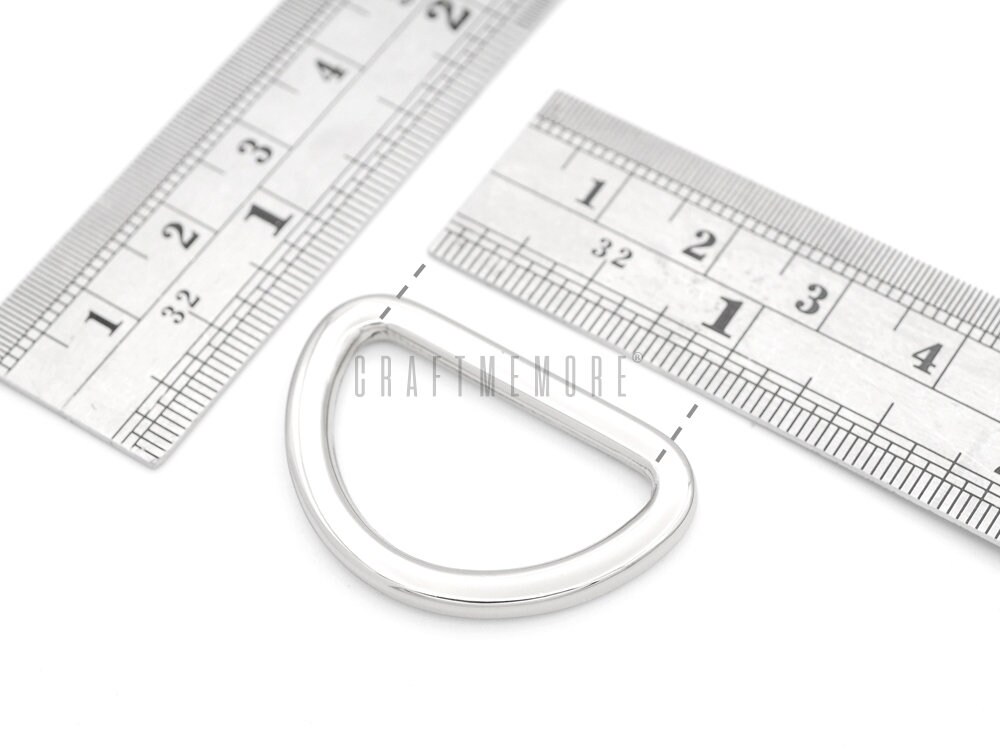 10pack 1 Flat Metal D-ring Purse Loop Flat Metal D-ring - Etsy