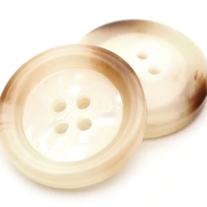 Tortoise Color Resin Buttons 4 Holes Double Layer Button for Garment ...