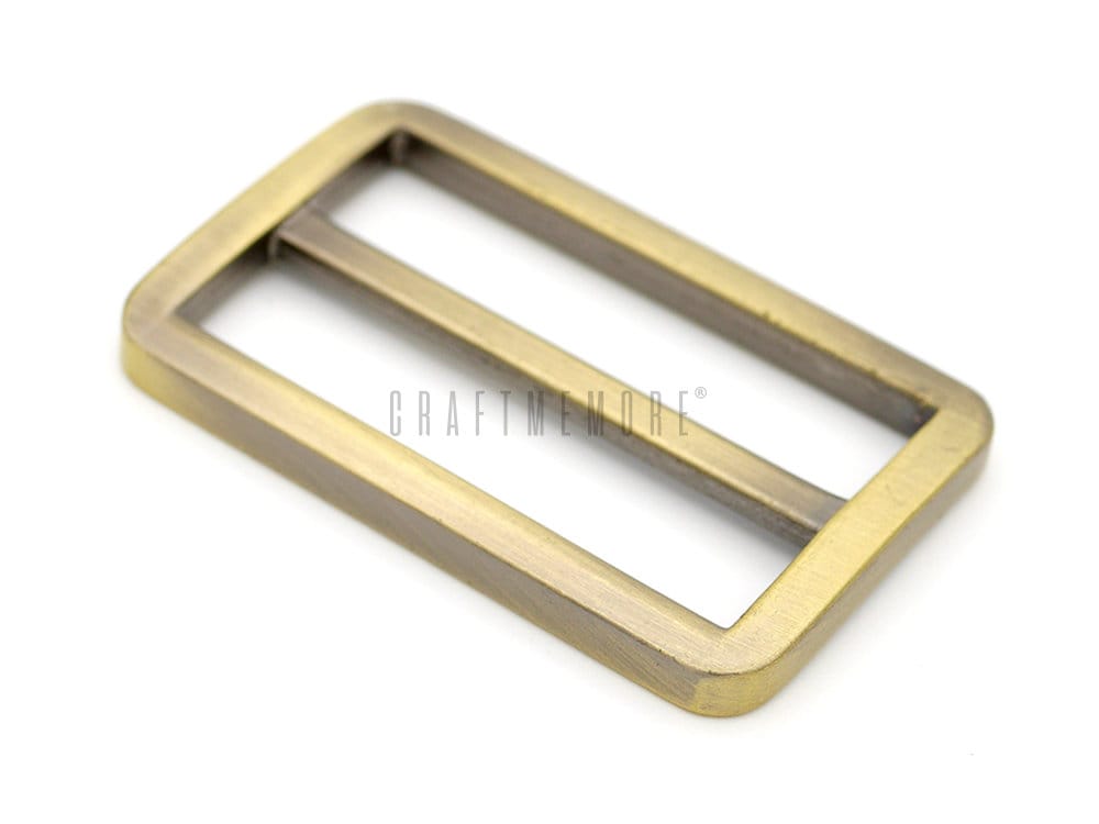 6pack 1-1/2inches Flat Metal Slide Buckle Triglide Strap | Etsy