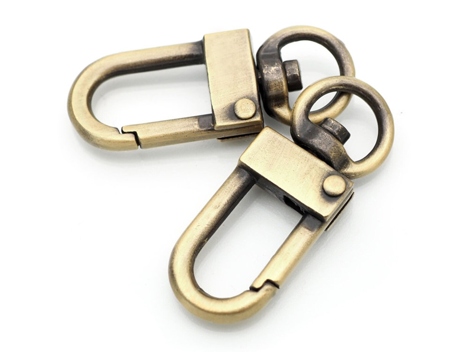 4pcs 3/8wide Push Gate Hooks Alloy Metal Swivel Snap | Etsy