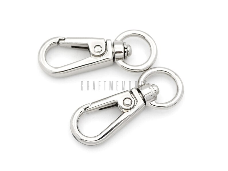 4pcs 1/2wide Push Gate Hooks Alloy Metal Swivel Snap - Etsy