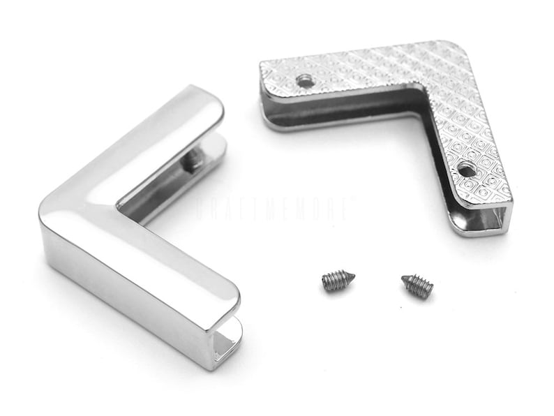 4pcs Metal Purse Corner for Bag, Protecter for Bag, Screw-in Bag Corner ...