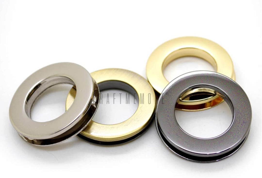 4sets Screw-in Eyelet Metal Screw Together Grommets Bag Loop Handle ...