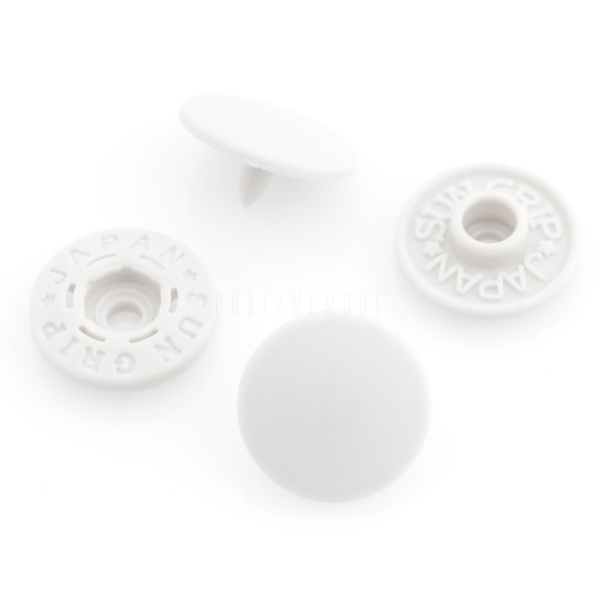 50pack High Quality Plastic Snap Fasteners Press Studs Snaps Buttons ...