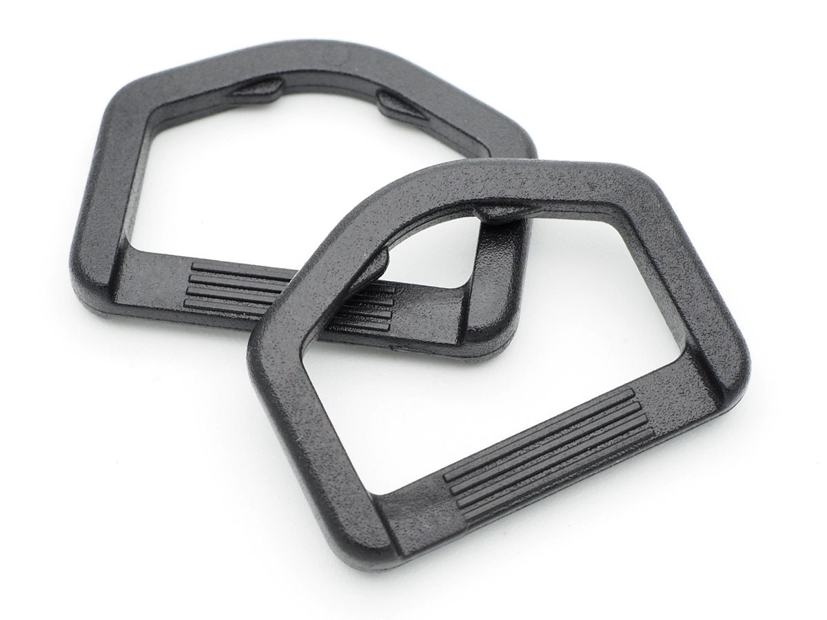 Plastic Flat D-ring Quality Black D Rings Loop for Belts Bags | Etsy