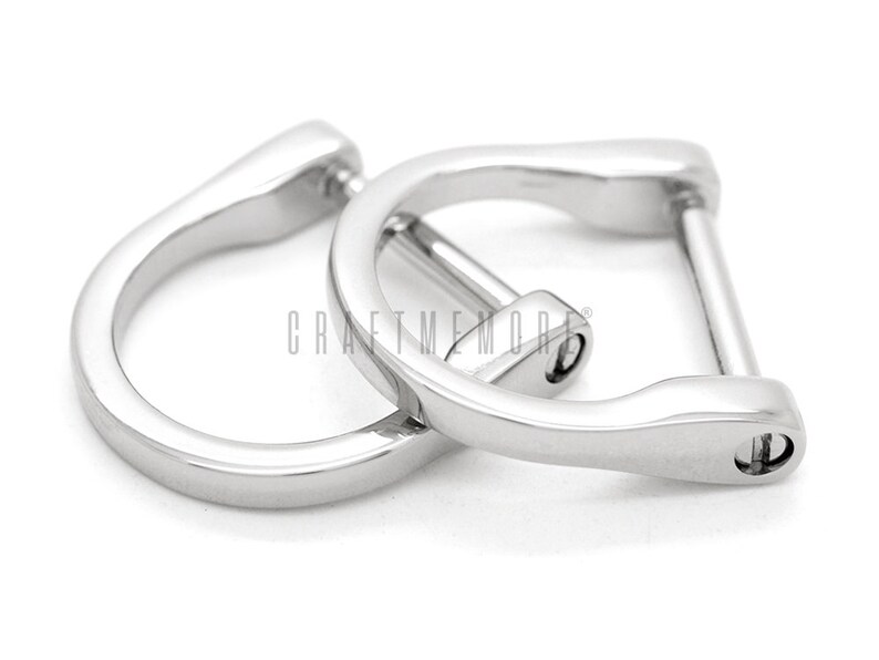 4pack 1 Inch D-rings, Screw -in Shackle Horseshoe U Shape D Ring Bets ...