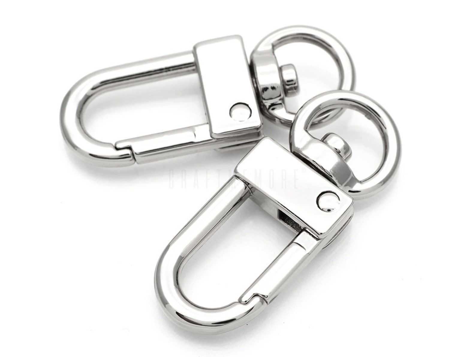 4pcs 3/8wide Push Gate Hooks Alloy Metal Swivel Snap | Etsy