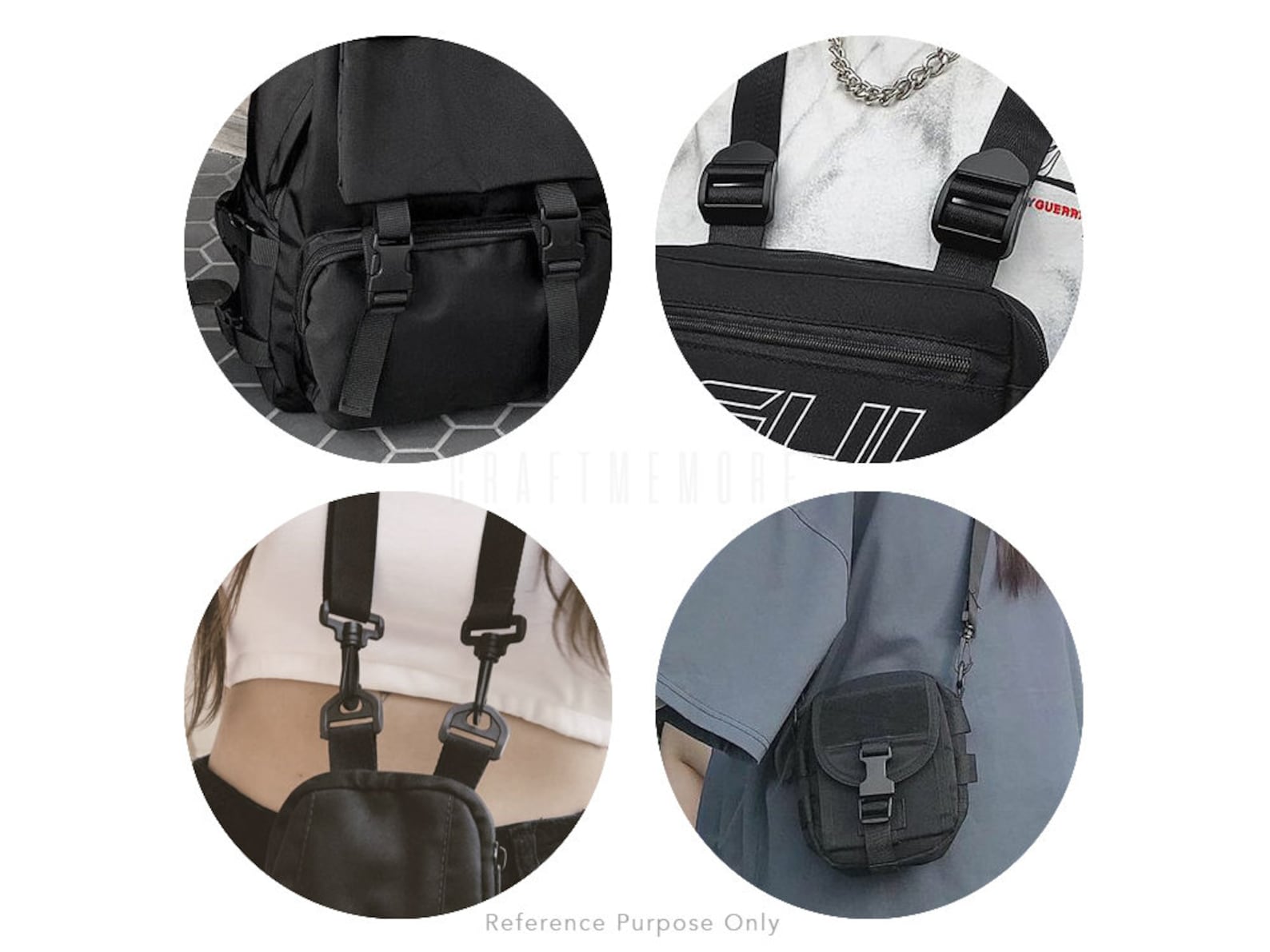 Plastic D-ring Quality Black D Rings Loop for Belts Bags Purse Handle ...