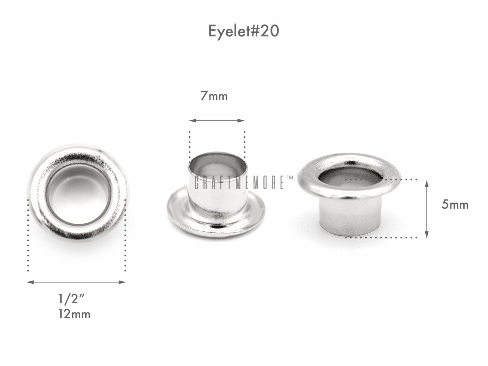 720 Pack 3/16", 1/4" ID Grommets Eyelets With Washers for Bead Cores ...