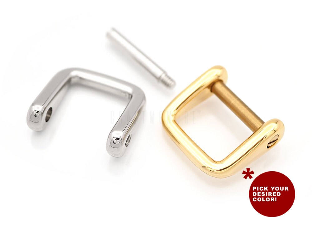 4pcs 5/8 Inch Rectangle Screw Rings Buckle Strap Handle - Etsy UK