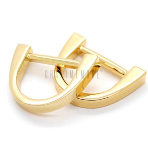 4pcs 3/4" D-ring Angle Edged D-rings Findings Purse Belts Strap Loop ...